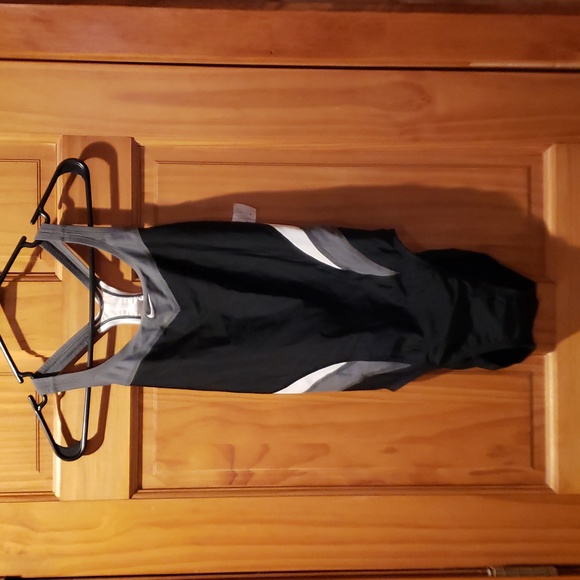 Nike | Swim | Nike Open Back Tricolor One Piece Swimsuit | Poshmark